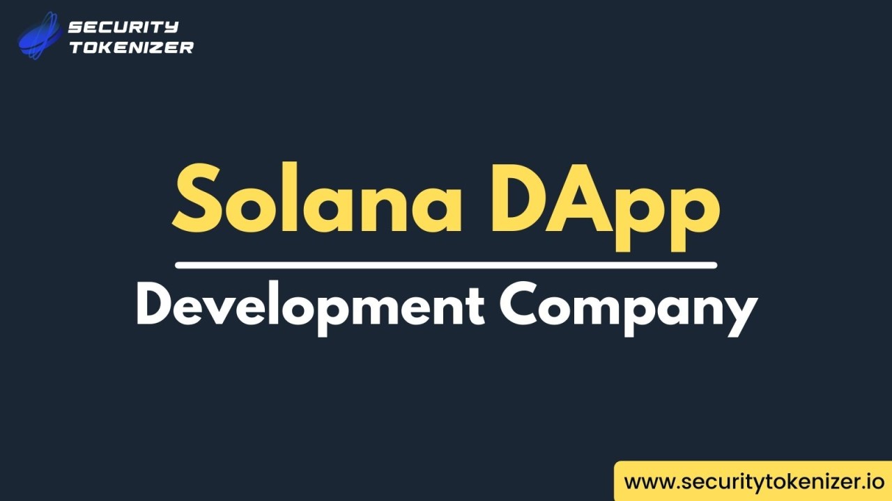 Solana DApp Development Company - Security Tokenizer Solana DApp Development Company - Security Tokenizer