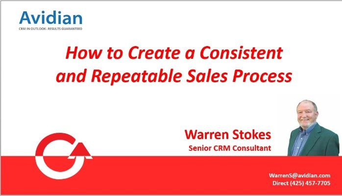 Recording: How to Create a Consistent and Repeatable Sales Process by ... Recording: How to Create a Consistent and Repeatable Sales Process by ...