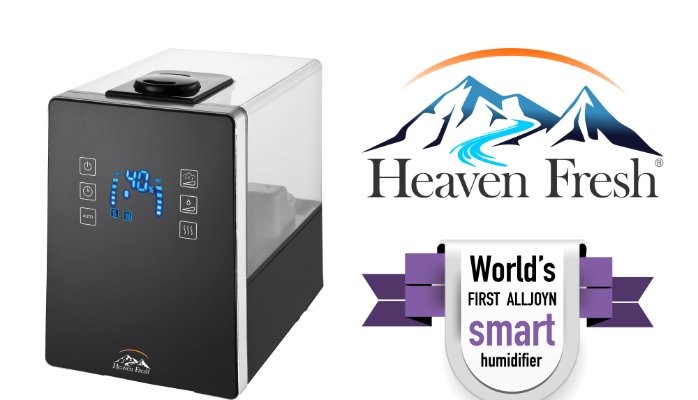 Smart IoT Air Purifier and Humidifier from Heaven Fresh Smart IoT Air Purifier and Humidifier from Heaven Fresh