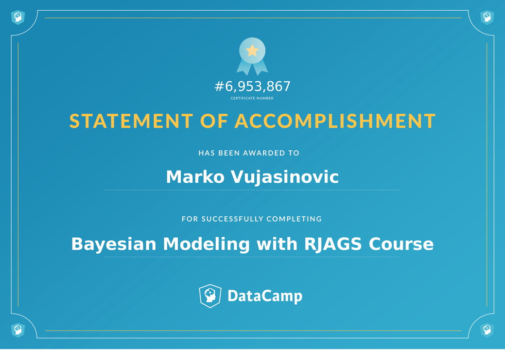 Bayesian Modellierung mit RJAGS Bayesian Modellierung mit RJAGS