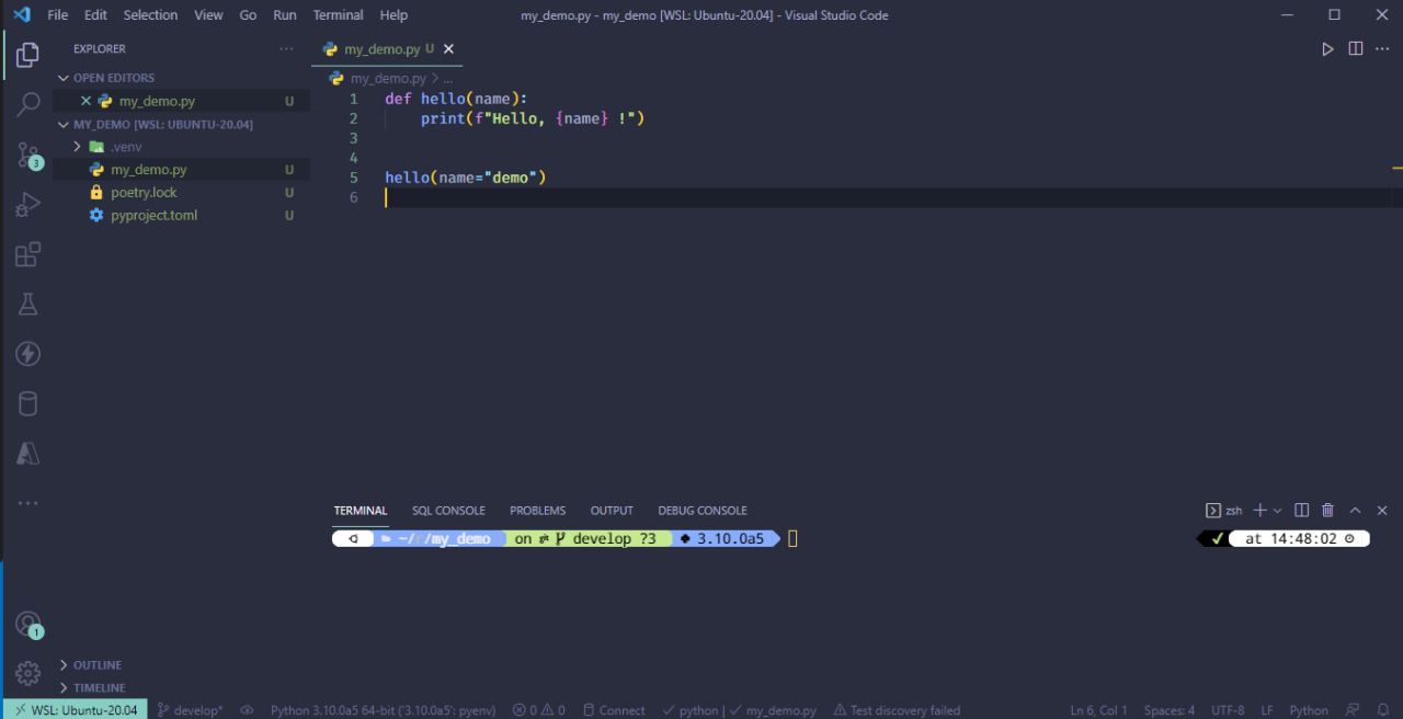 A perfect Python dev environment A perfect Python dev environment