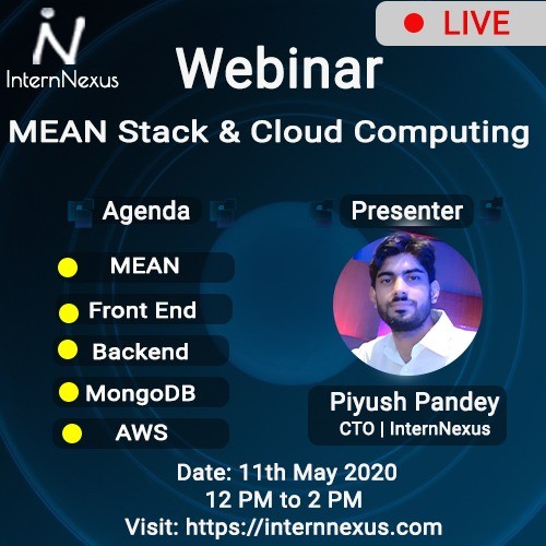 Webinar on MEAN Stack and Cloud Computing Webinar on MEAN Stack and Cloud Computing