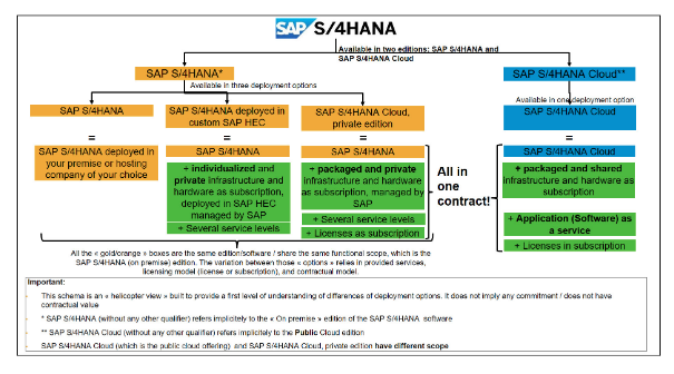 SAP S/4HANA Deployment Options SAP S/4HANA Deployment Options