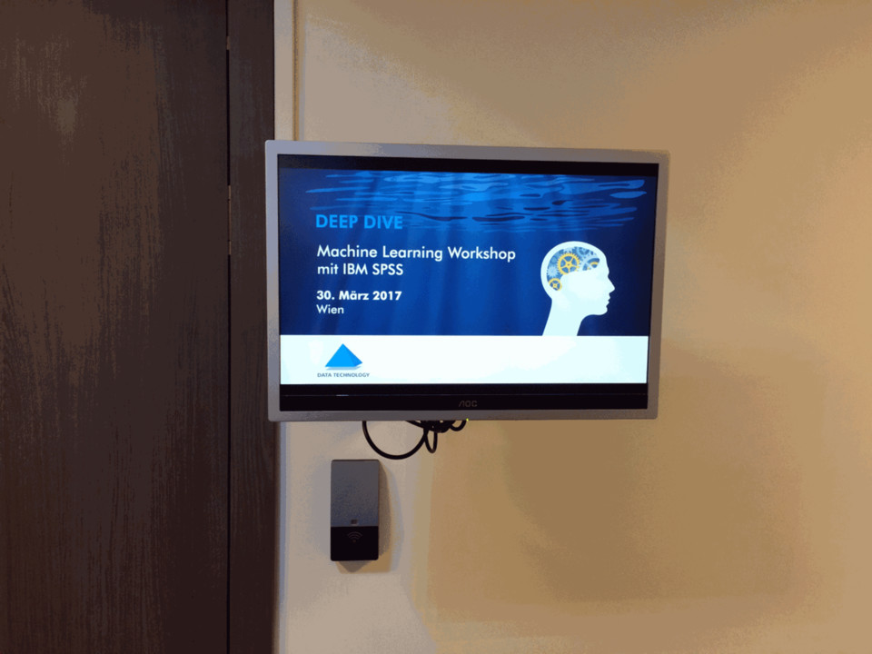 Deep-Dive Machine Learning Workshop mit IBM SPSS Deep-Dive Machine Learning Workshop mit IBM SPSS