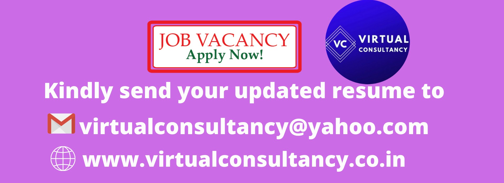 Virtual Consultancy on LinkedIn: #hiring Virtual Consultancy on LinkedIn: #hiring