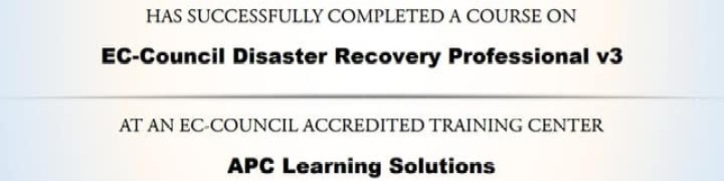 EDRP , Ec-council Disaster Recovery Professional | LinkedIn EDRP , Ec-council Disaster Recovery Professional | LinkedIn