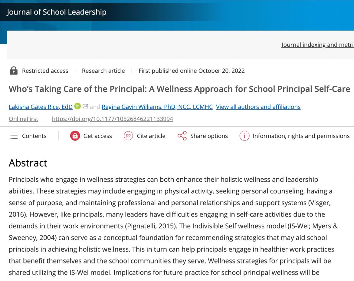 Regina Gavin Williams, Ph.D., NCC, LCMHC, QS on LinkedIn: #principals # ... Regina Gavin Williams, Ph.D., NCC, LCMHC, QS on LinkedIn: #principals # ...
