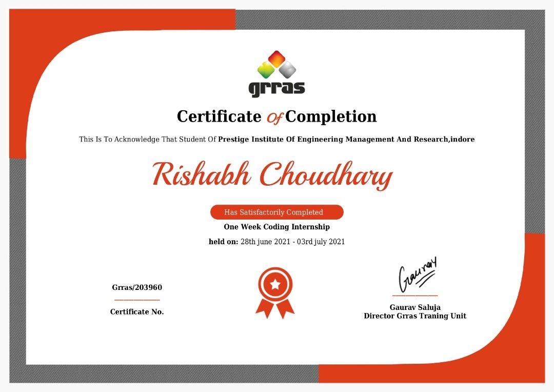 Rishabh Choudhary on LinkedIn: #pythonprogramming #robotics # ... Rishabh Choudhary on LinkedIn: #pythonprogramming #robotics # ...