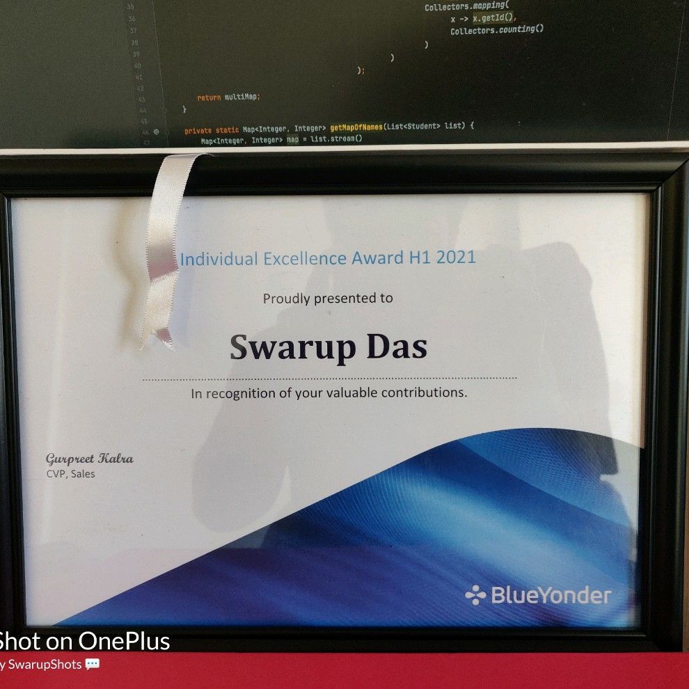 Swarup Das on LinkedIn: #blueyonder Swarup Das on LinkedIn: #blueyonder