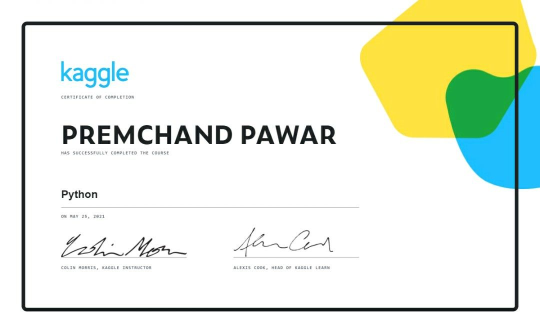 Premchand pawar on LinkedIn: #python #kaggle #pythonprogramming Premchand pawar on LinkedIn: #python #kaggle #pythonprogramming