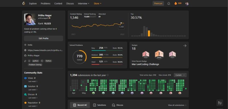 Prithu Nagar on LinkedIn: #leetcode #coding #codingisfun #dailycoding # ... Prithu Nagar on LinkedIn: #leetcode #coding #codingisfun #dailycoding # ...