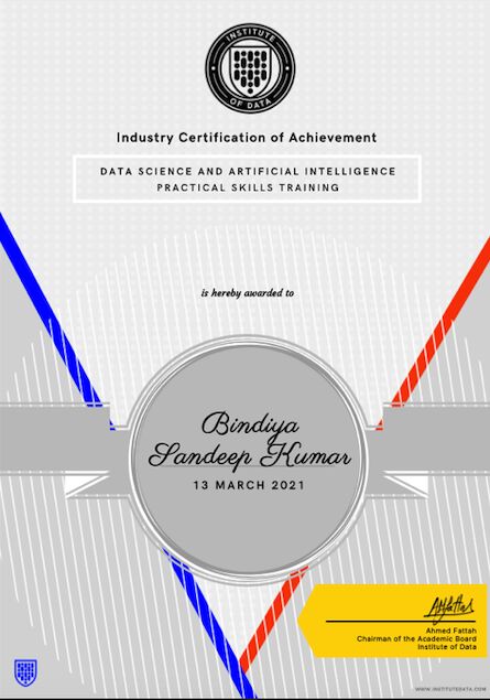 Bindiya Sandeep Kumar on LinkedIn: #datascience #ai #training # ... Bindiya Sandeep Kumar on LinkedIn: #datascience #ai #training # ...