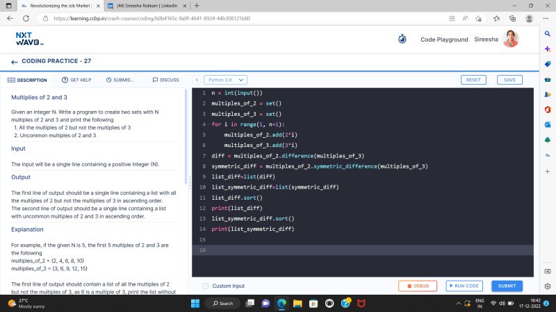 Sireesha Rokkam on LinkedIn: #day56 #pythonprogramming # ... Sireesha Rokkam on LinkedIn: #day56 #pythonprogramming # ...