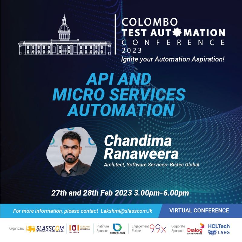 SLASSCOM (Sri Lanka Association for Software and Services Companies) on ... SLASSCOM (Sri Lanka Association for Software and Services Companies) on ...