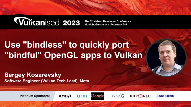Sergey Kosarevsky on LinkedIn: #khronos #vulkan Sergey Kosarevsky on LinkedIn: #khronos #vulkan