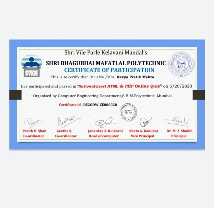 Kavya Mehta on LinkedIn: #quiztime #quiz #html #php Kavya Mehta on LinkedIn: #quiztime #quiz #html #php
