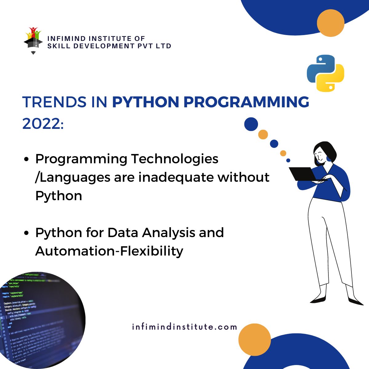 Infimind Institute of Skill Development Pvt Ltd on LinkedIn: #python # ... Infimind Institute of Skill Development Pvt Ltd on LinkedIn: #python # ...