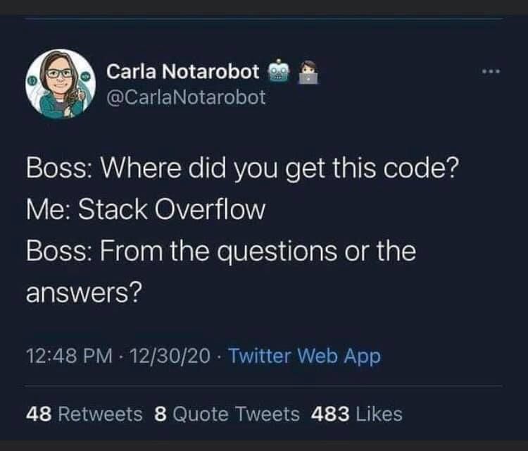 Brainless Coders on LinkedIn: #coding #programming #stackoverflow # ... Brainless Coders on LinkedIn: #coding #programming #stackoverflow # ...