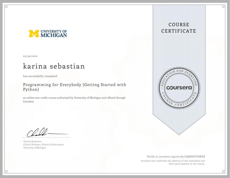 Karina Sebastian on LinkedIn: #python Karina Sebastian on LinkedIn: #python