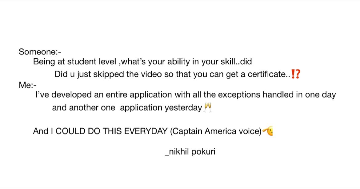 Nikhil Pokuri on LinkedIn: #pythondeveloper #python Nikhil Pokuri on LinkedIn: #pythondeveloper #python