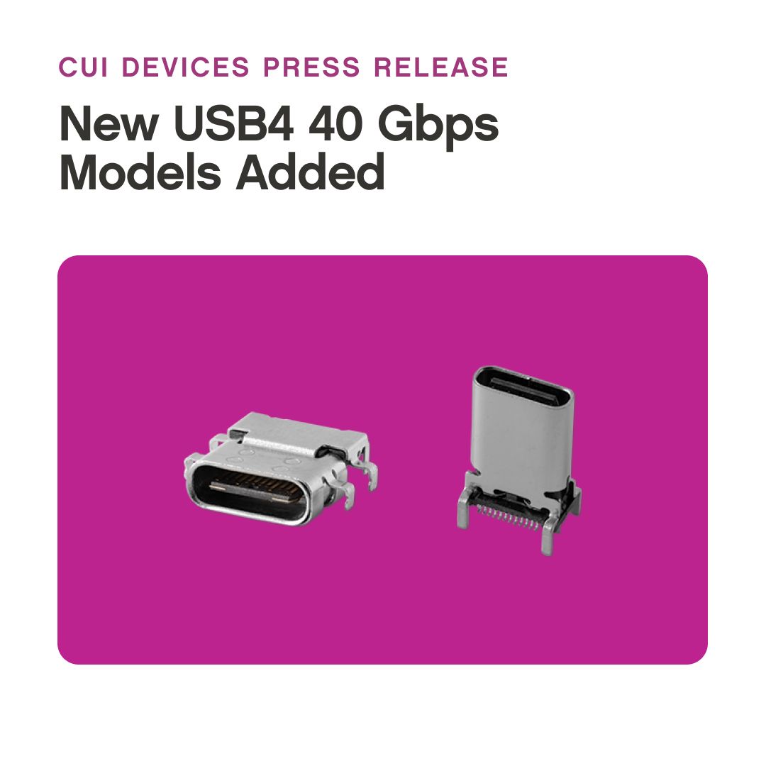 Daniele Mazzucca su LinkedIn: New CUI Devices Type C USB4 connectors ... Daniele Mazzucca su LinkedIn: New CUI Devices Type C USB4 connectors ...