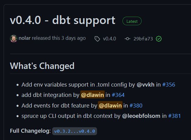 Josh Temple on LinkedIn: Open-source, command-line diff of my dbt model ... Josh Temple on LinkedIn: Open-source, command-line diff of my dbt model ...