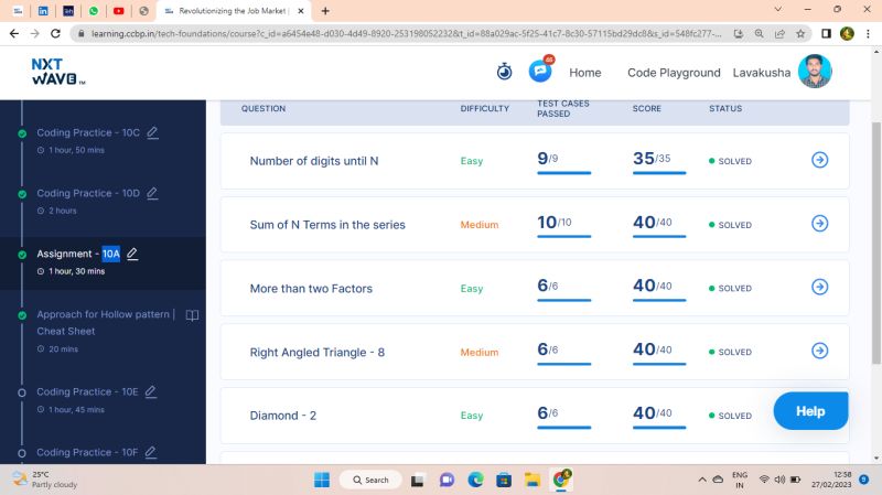 Lavakusha Polasa on LinkedIn: #ccbp #50daysofcodechallenge #nxtwave ... Lavakusha Polasa on LinkedIn: #ccbp #50daysofcodechallenge #nxtwave ...