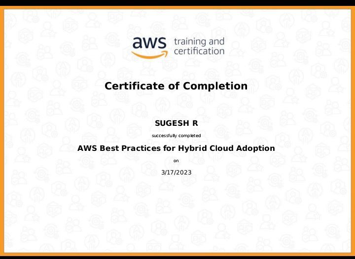 Sugesh R on LinkedIn: #cloud #aws #sns #snsinstitutions #snsdesignthinkers Sugesh R on LinkedIn: #cloud #aws #sns #snsinstitutions #snsdesignthinkers