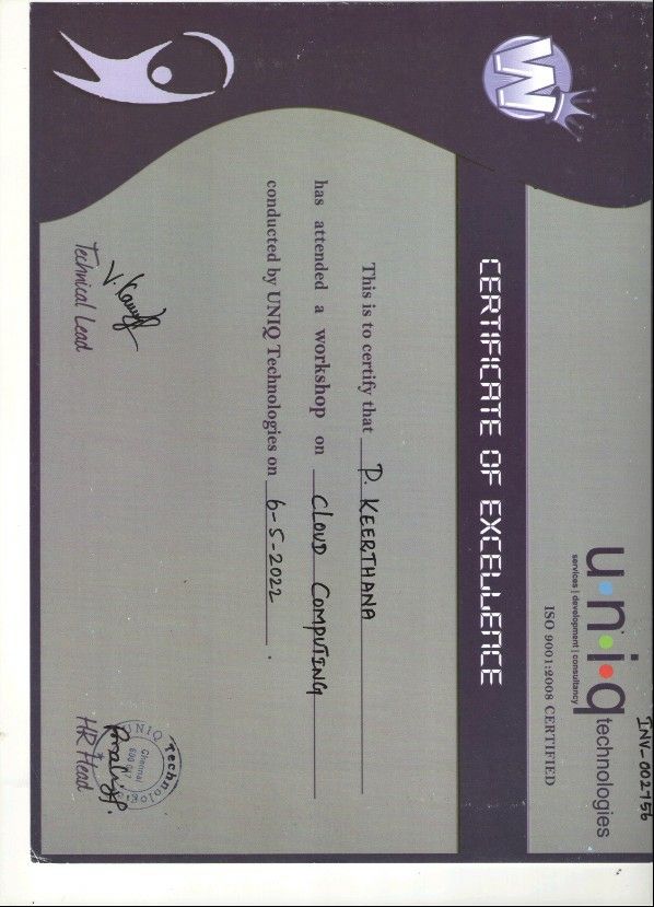 P Keerthana posted on LinkedIn P Keerthana posted on LinkedIn