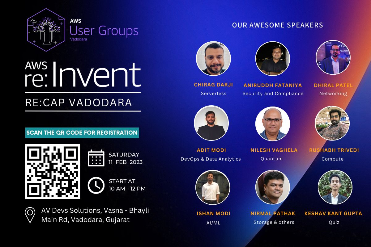 Manan Vasavada on LinkedIn: AWS meetup alert! A star studded, knowledge ... Manan Vasavada on LinkedIn: AWS meetup alert! A star studded, knowledge ...