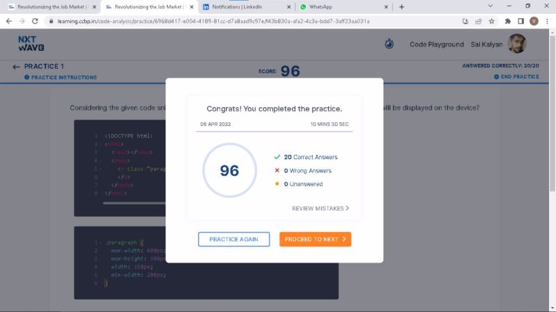 Vadde Sai Kalyan on LinkedIn: #day61 #100daysofcode #coding_practice # ... Vadde Sai Kalyan on LinkedIn: #day61 #100daysofcode #coding_practice # ...