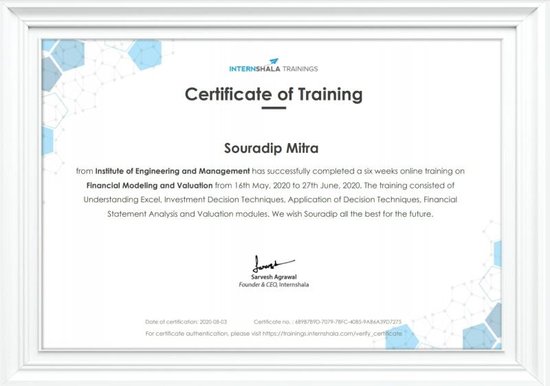 Souradip Mitra on LinkedIn: #financial_modeling_valuation Souradip Mitra on LinkedIn: #financial_modeling_valuation
