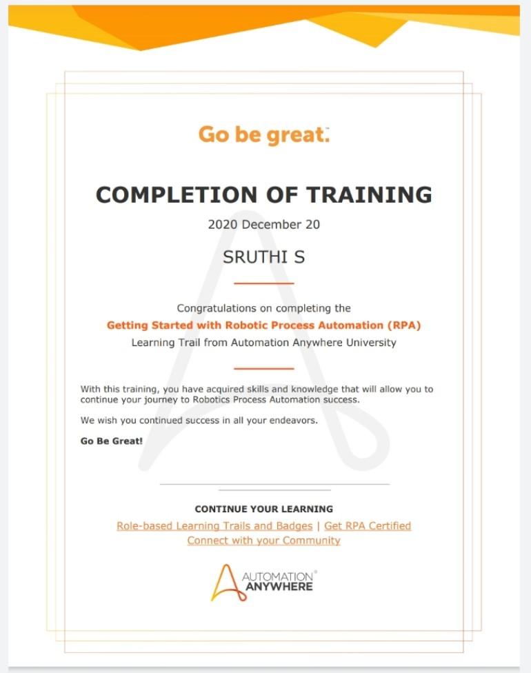 SRUTHI S posted on LinkedIn SRUTHI S posted on LinkedIn