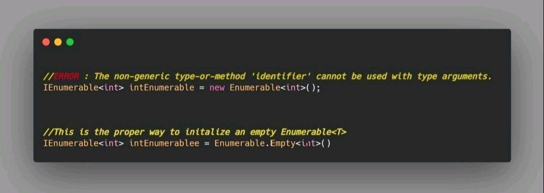 Kush Patel on LinkedIn: #csharp #dotnet #dotnetcore #enumerable Kush Patel on LinkedIn: #csharp #dotnet #dotnetcore #enumerable