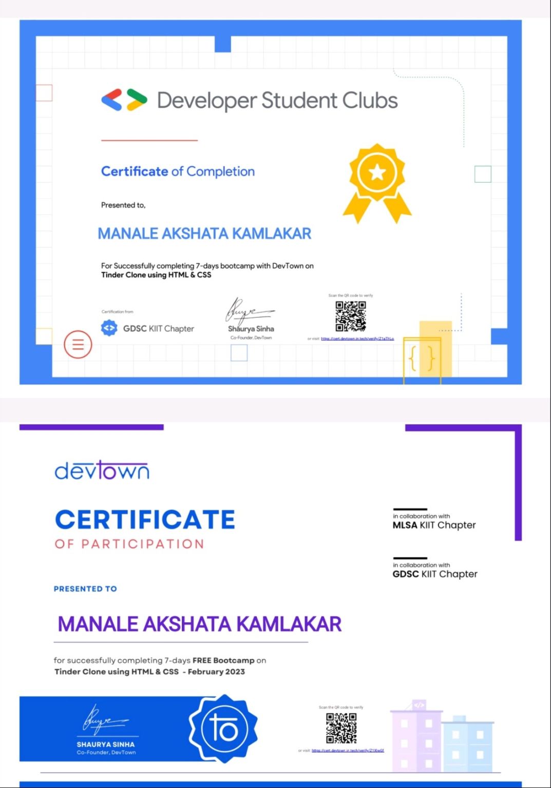 Akshata Manale on LinkedIn: #devtown #html #css #gdsc Akshata Manale on LinkedIn: #devtown #html #css #gdsc