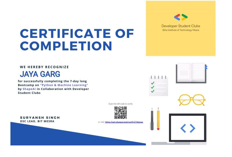 Jaya Garg on LinkedIn: #python #programming #shapeai # ... Jaya Garg on LinkedIn: #python #programming #shapeai # ...