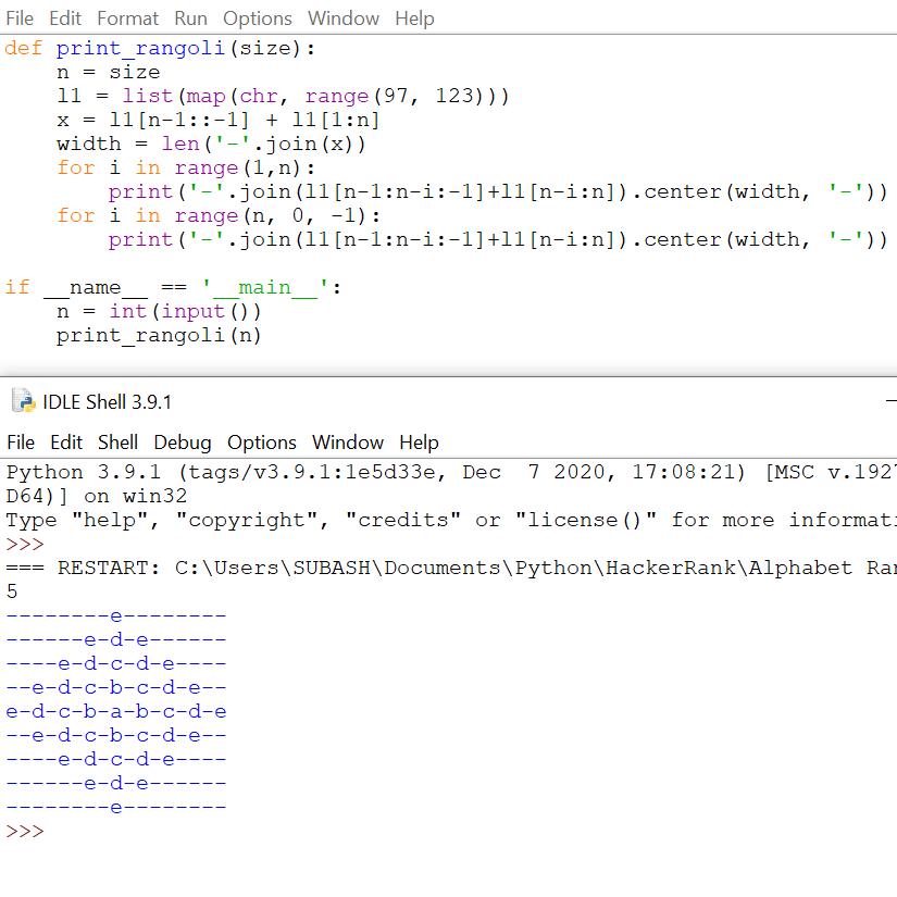 SUBASH S on LinkedIn: #hackerrank #pythonprogramming #pythonlearning ... SUBASH S on LinkedIn: #hackerrank #pythonprogramming #pythonlearning ...