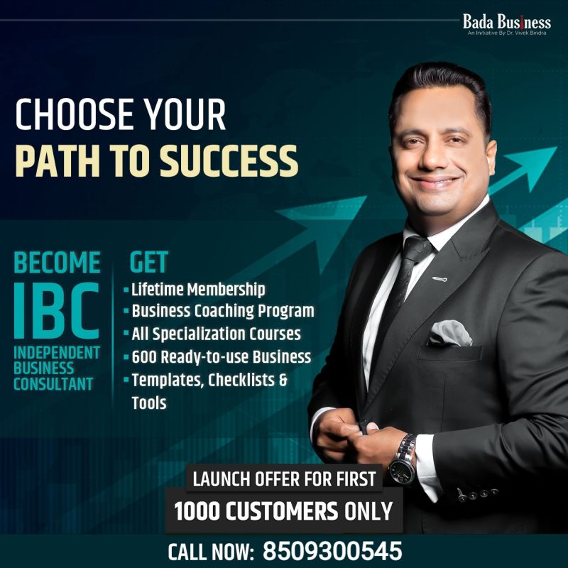 IBC Sadhan Majee on LinkedIn: #business #drvivekbindra #ibc #ibc4 IBC Sadhan Majee on LinkedIn: #business #drvivekbindra #ibc #ibc4