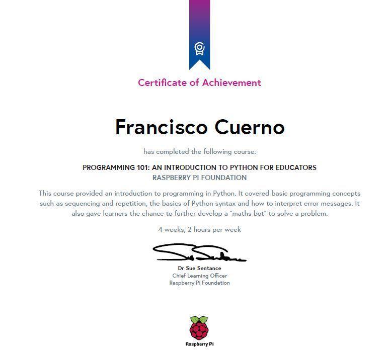Francisco Cuerno on LinkedIn: #python Francisco Cuerno on LinkedIn: #python