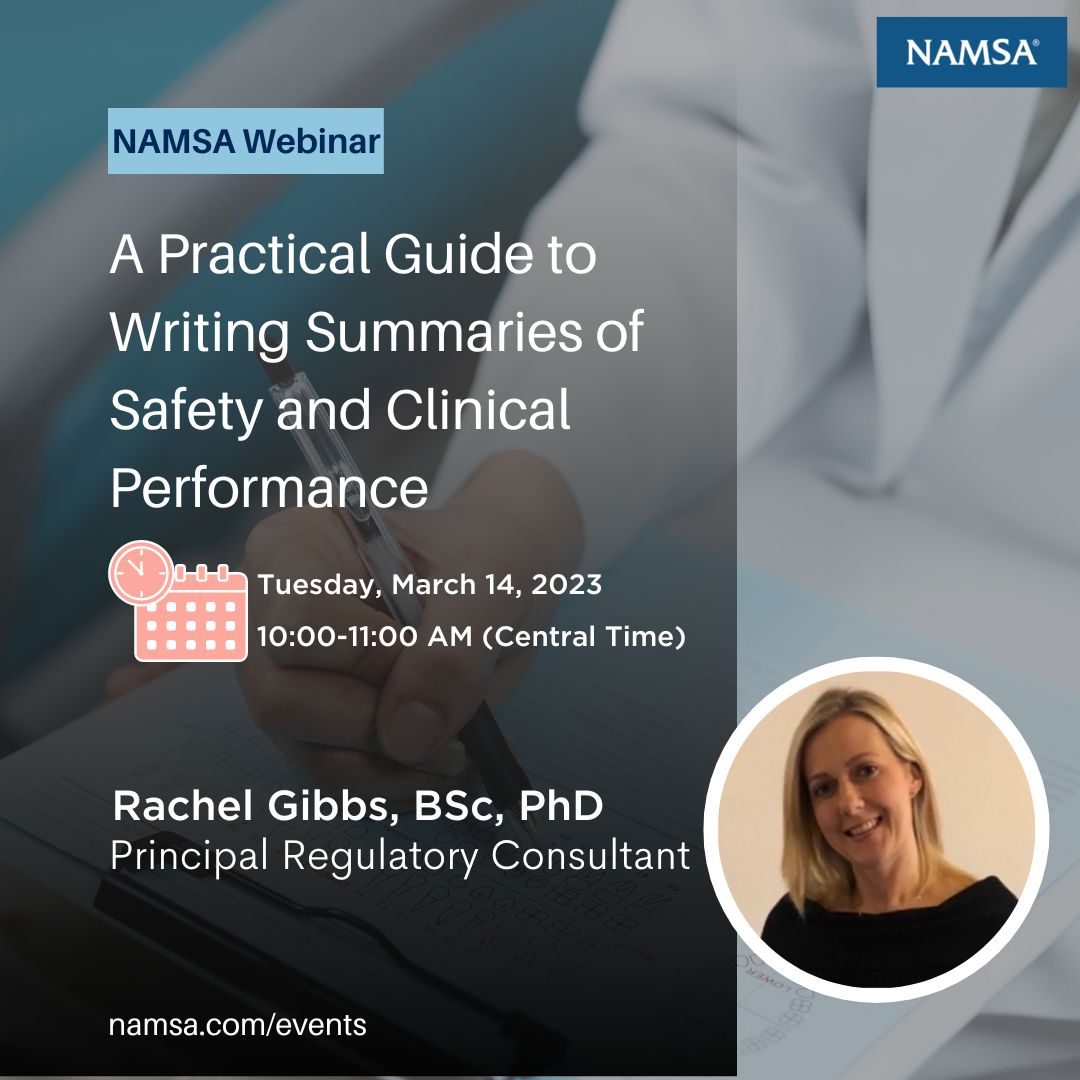 NAMSA on LinkedIn: #mdr #medtech #cro #medicaldevices #clinicalresearch NAMSA on LinkedIn: #mdr #medtech #cro #medicaldevices #clinicalresearch
