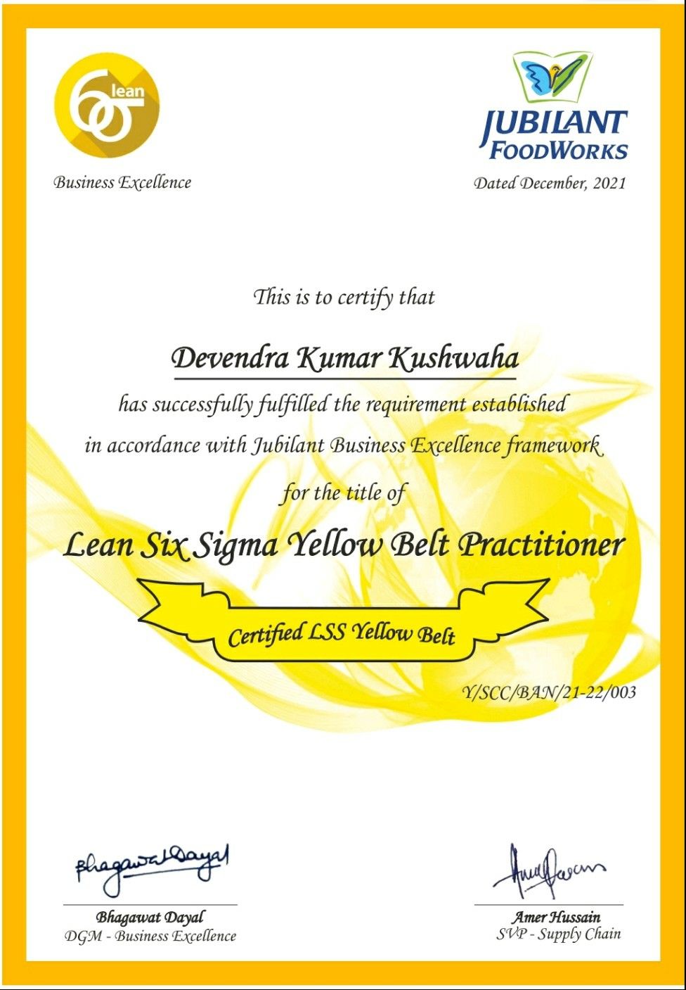 Devendra Kumar Kushwaha on LinkedIn: One more achievement added to list ... Devendra Kumar Kushwaha on LinkedIn: One more achievement added to list ...