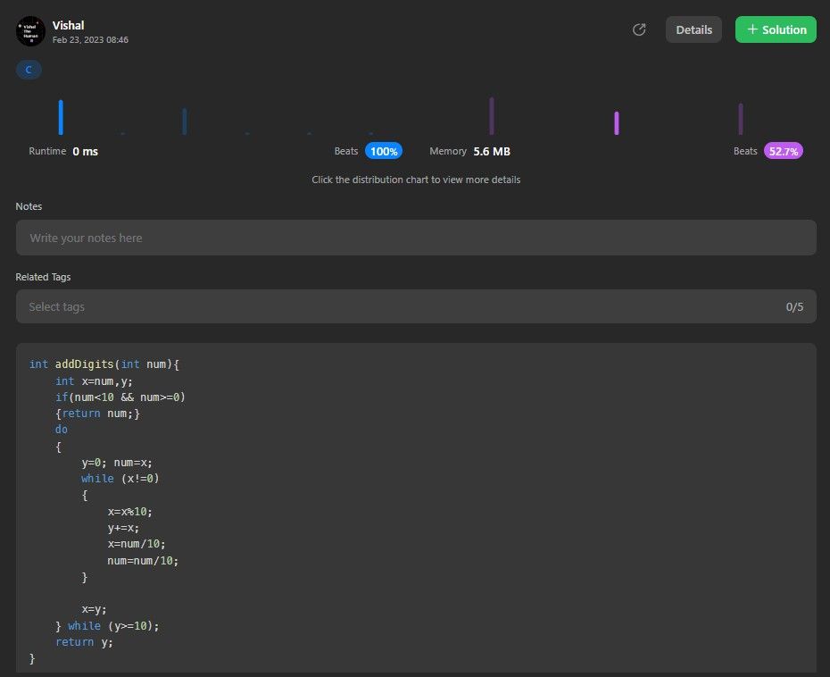 Vishal S on LinkedIn: #100daysofcodechallenge #100daysofcode #leetcode Vishal S on LinkedIn: #100daysofcodechallenge #100daysofcode #leetcode