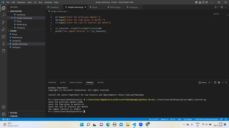 Sirisha Paladugu on LinkedIn: Kiran Sagar PythonLife#Task-4 Sirisha Paladugu on LinkedIn: Kiran Sagar PythonLife#Task-4