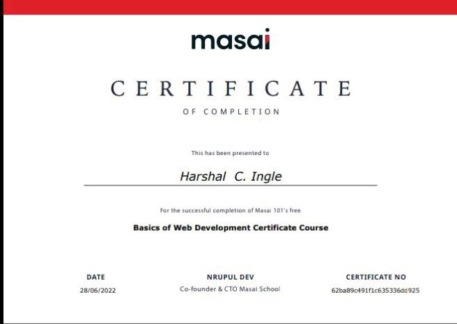 Harshal C. Ingle🎓 posted on LinkedIn Harshal C. Ingle🎓 posted on LinkedIn