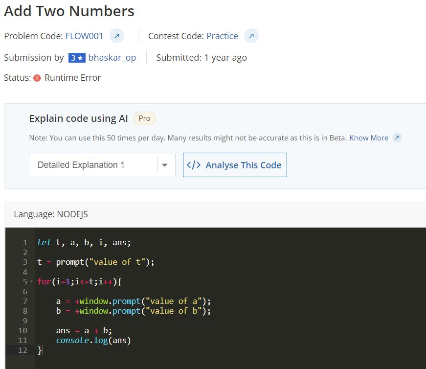 Bhaskar Nandy on LinkedIn: #coding #competitiveprogramming #codechef # ... Bhaskar Nandy on LinkedIn: #coding #competitiveprogramming #codechef # ...