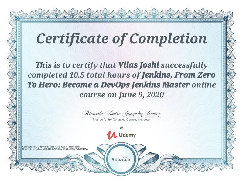 Vilas Joshi on LinkedIn: #cicd #jenkins #devops Vilas Joshi on LinkedIn: #cicd #jenkins #devops