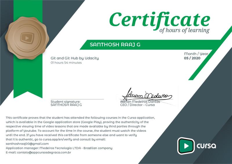 G Santhosh Raaj on LinkedIn: #git #github #onlinelearning G Santhosh Raaj on LinkedIn: #git #github #onlinelearning