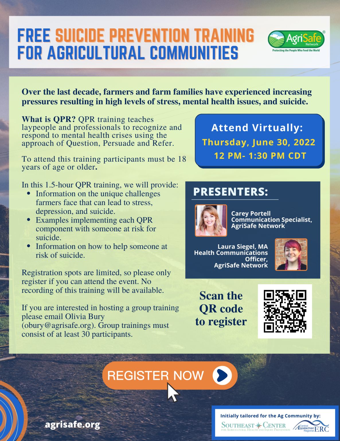 AgriSafe Network on LinkedIn: QPR for Farmers and Farm Families ... AgriSafe Network on LinkedIn: QPR for Farmers and Farm Families ...