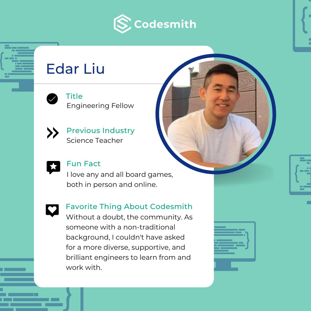Codesmith on LinkedIn: #javascript #programmer #coding #developer # ... Codesmith on LinkedIn: #javascript #programmer #coding #developer # ...