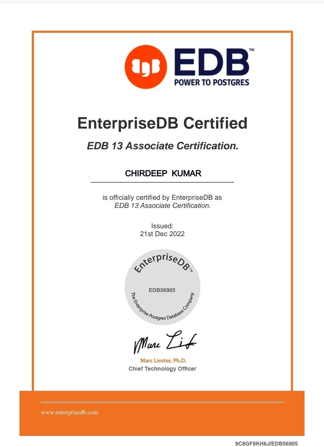 CHIRDEEP KUMAR on LinkedIn: #postgresql #certified #certification # ... CHIRDEEP KUMAR on LinkedIn: #postgresql #certified #certification # ...